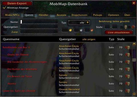 MobMap | Rising Gods AddOns